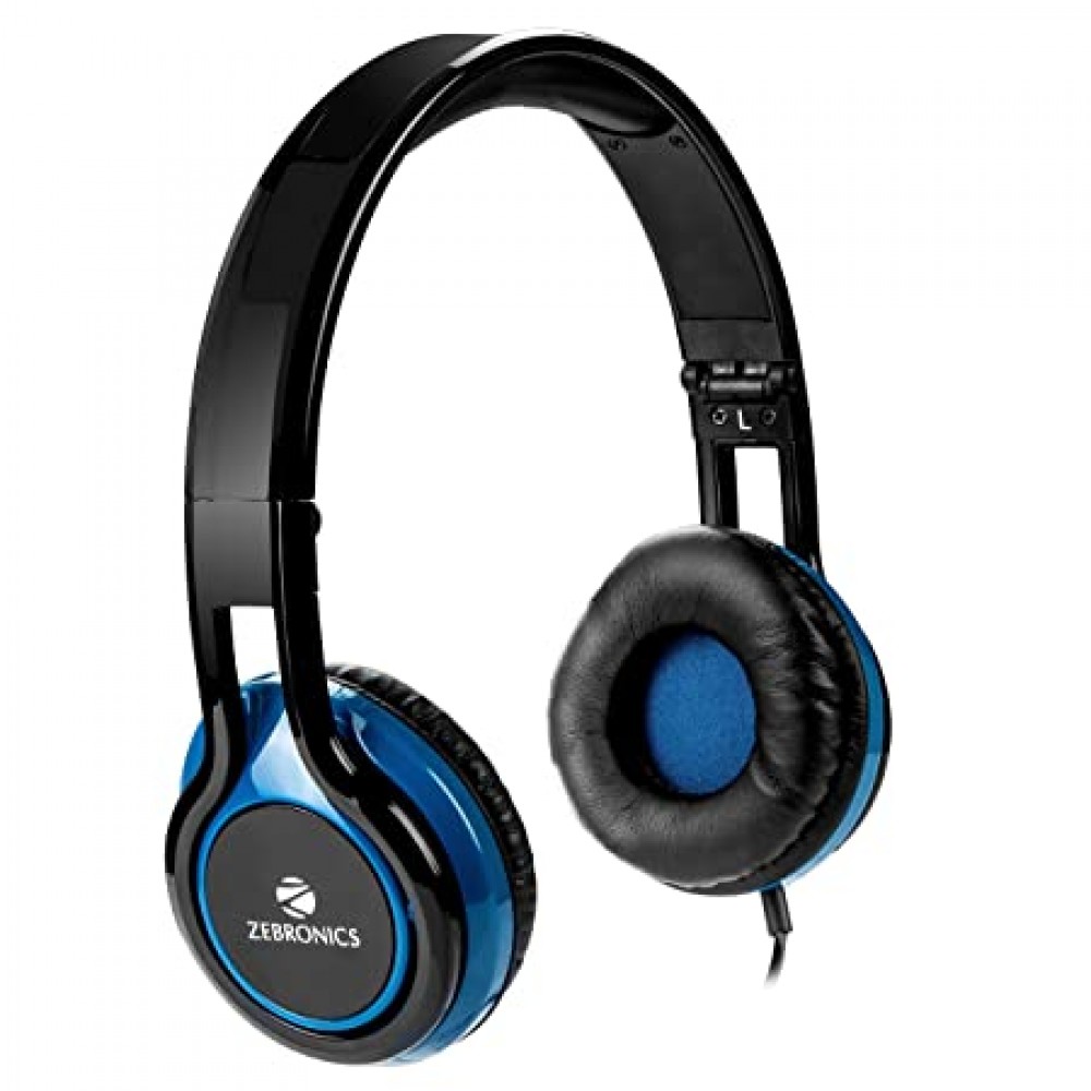 Zebronics ZEB-BUZZ Wired Headset Headphone 3.5 mm with mic | Soft ...